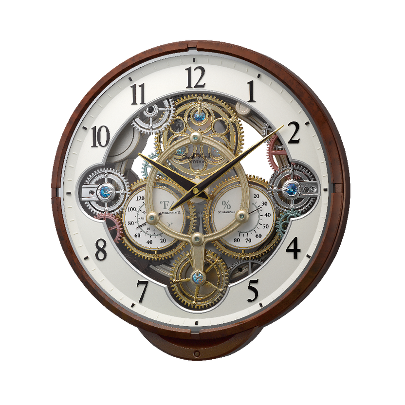 Rhythm Magic Motion -WOODGRAIN – cuckooclocks-in