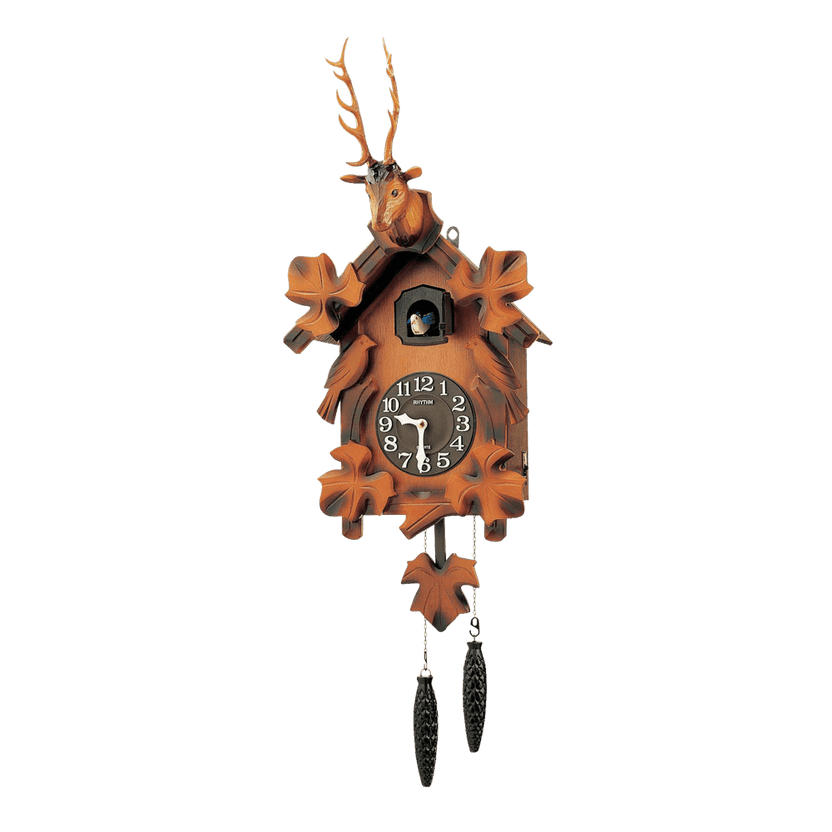 Rhythm Quartz Reindeer Cuckoo Clock – cuckooclocks-in