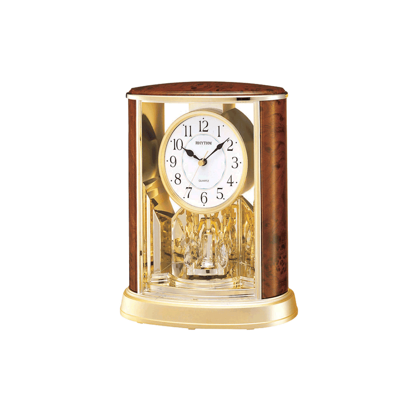 Rhythm Brown Motion Clock – cuckooclocks-in