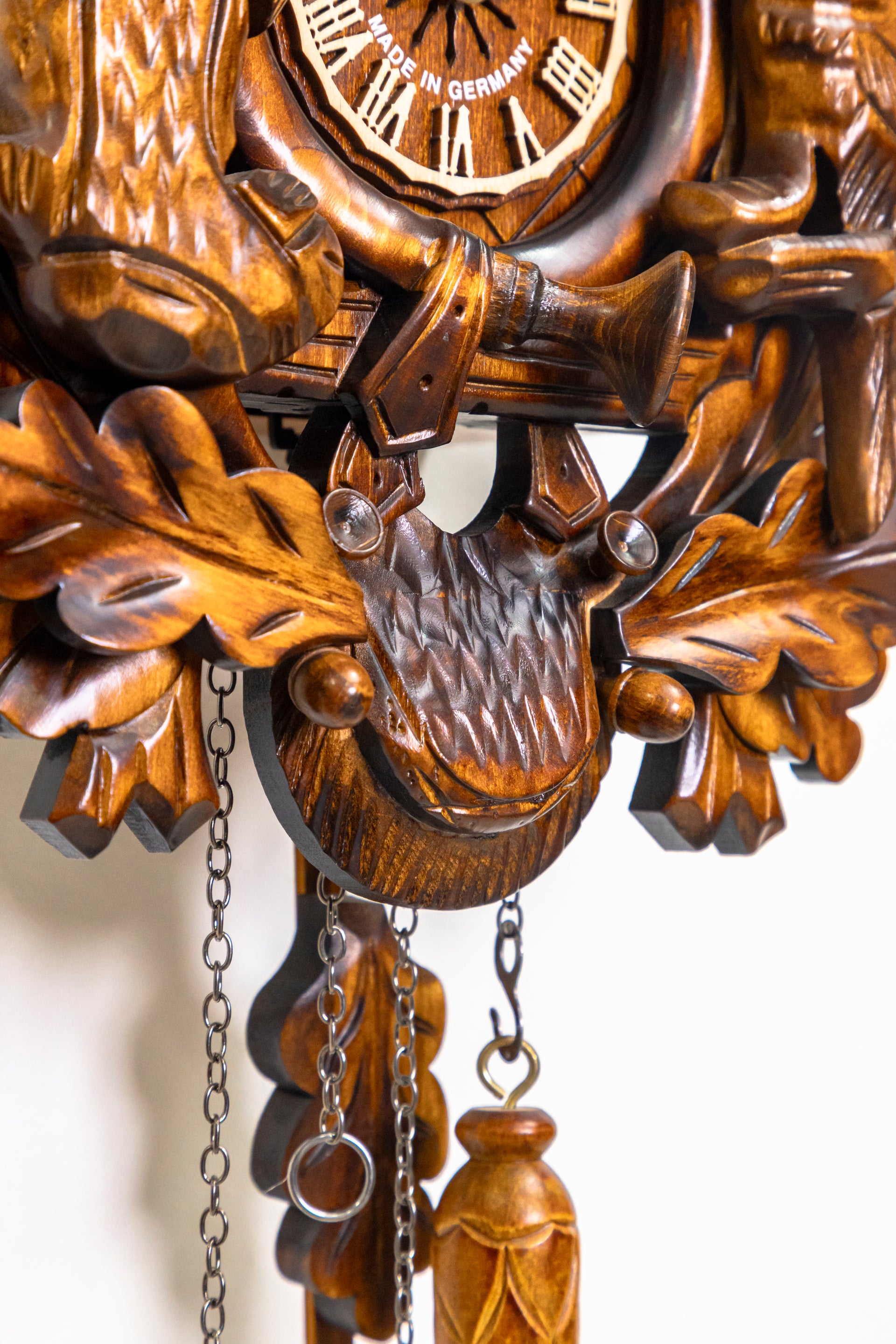 KQ 6 - Hunters Clock Original Quartz German Handcrafted Cuckoo Clock ...